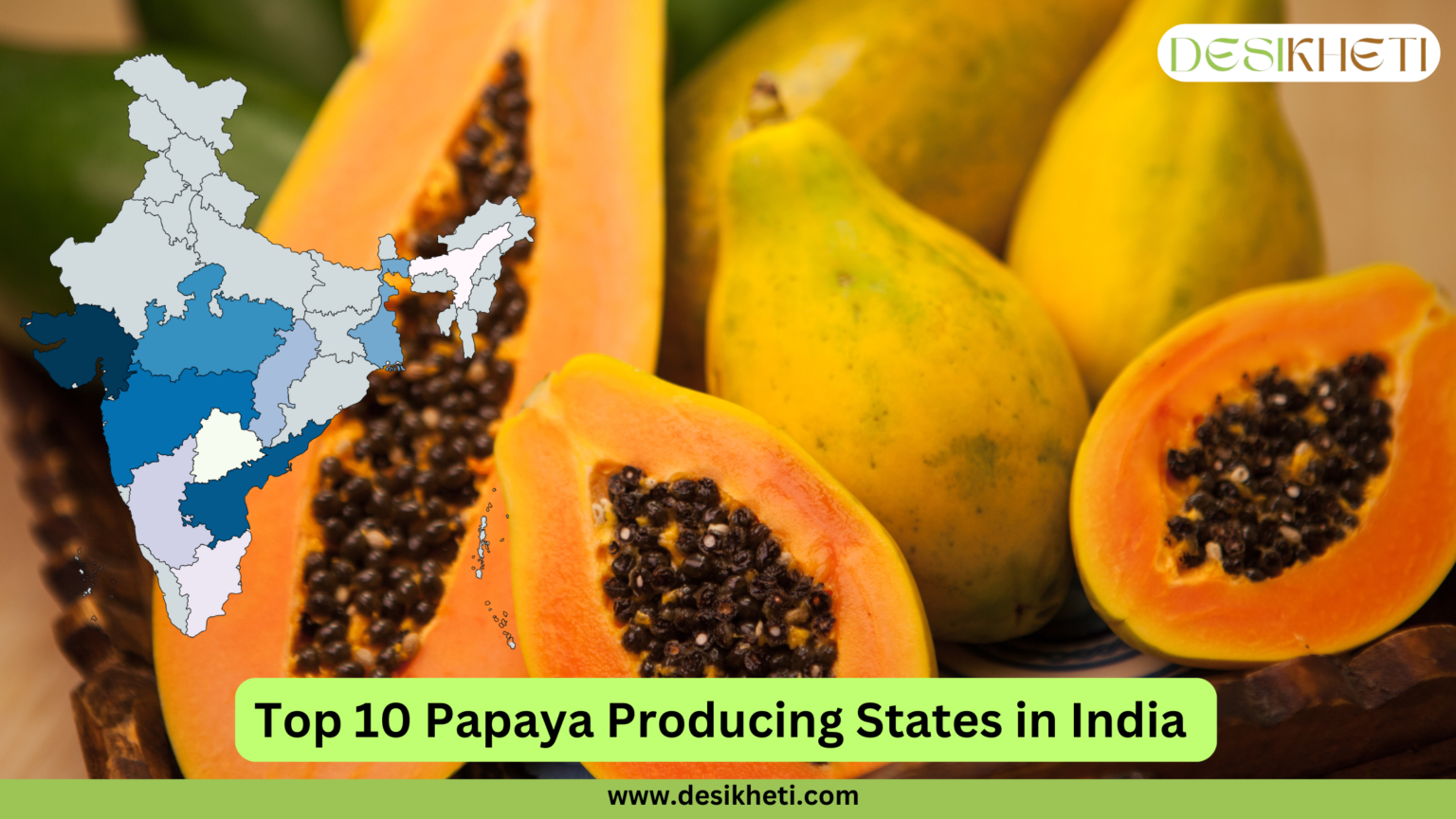 Top 10 Papaya Producing States in India - DesiKheti