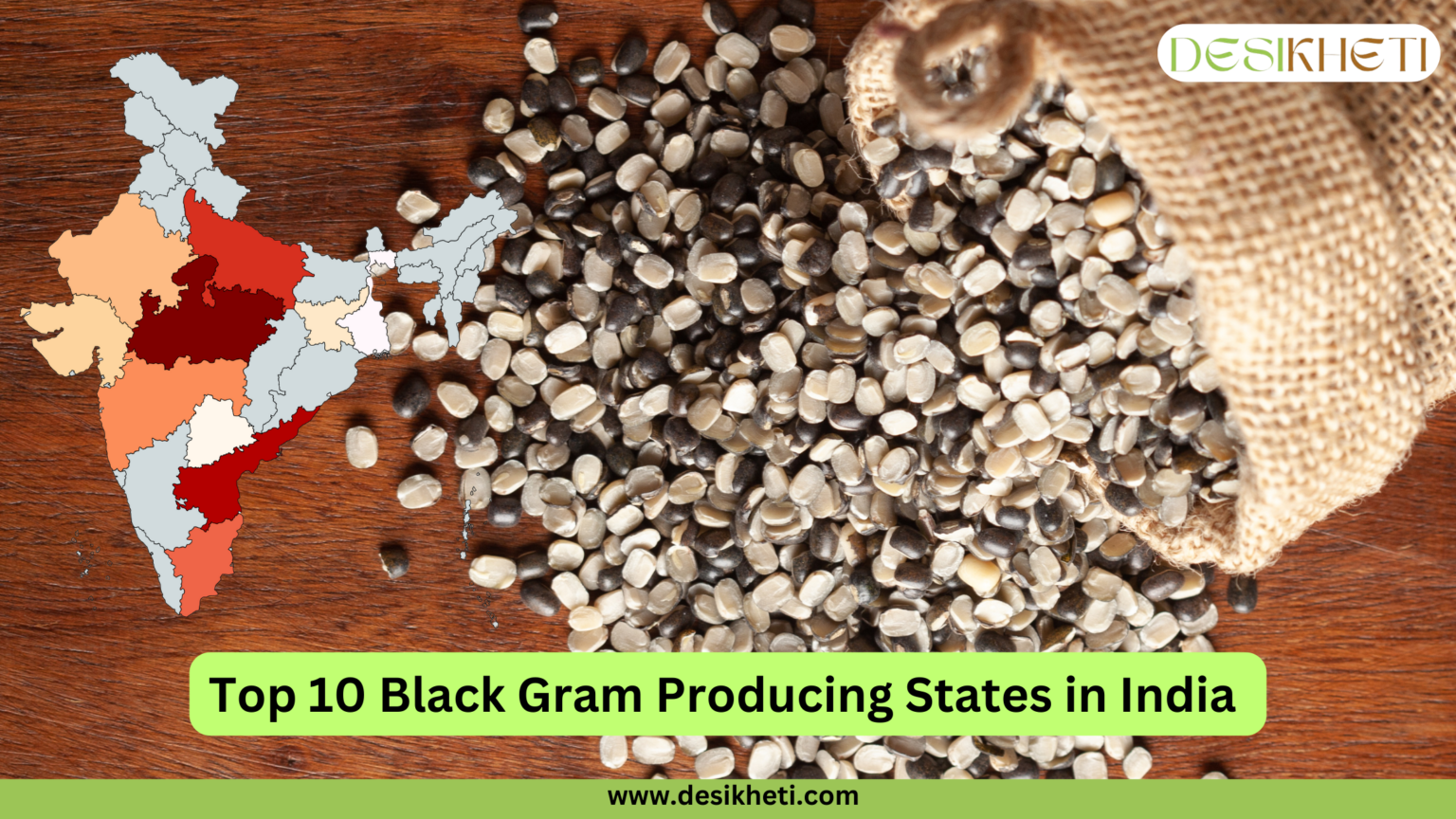 Top 10 Black Gram Producing States in India - DesiKheti
